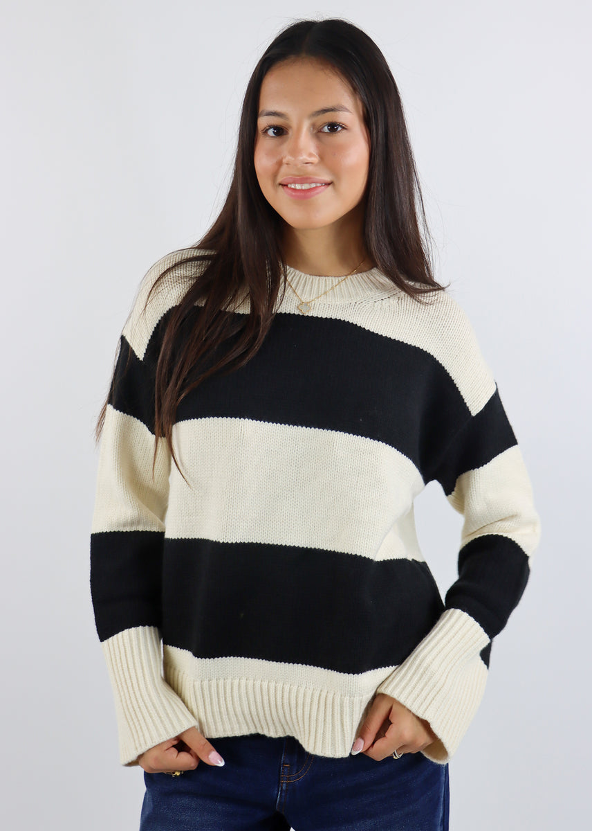 Autumn Air Sweater ★ Black & White – Rock N Rags