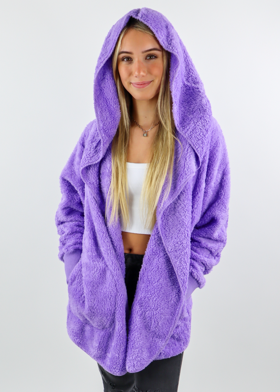 Fuzzy Jacket ★ Lavender – Rock N Rags